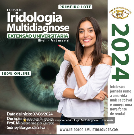 Curso de Iridologia Multidiagnose Nível 1 Fundamental